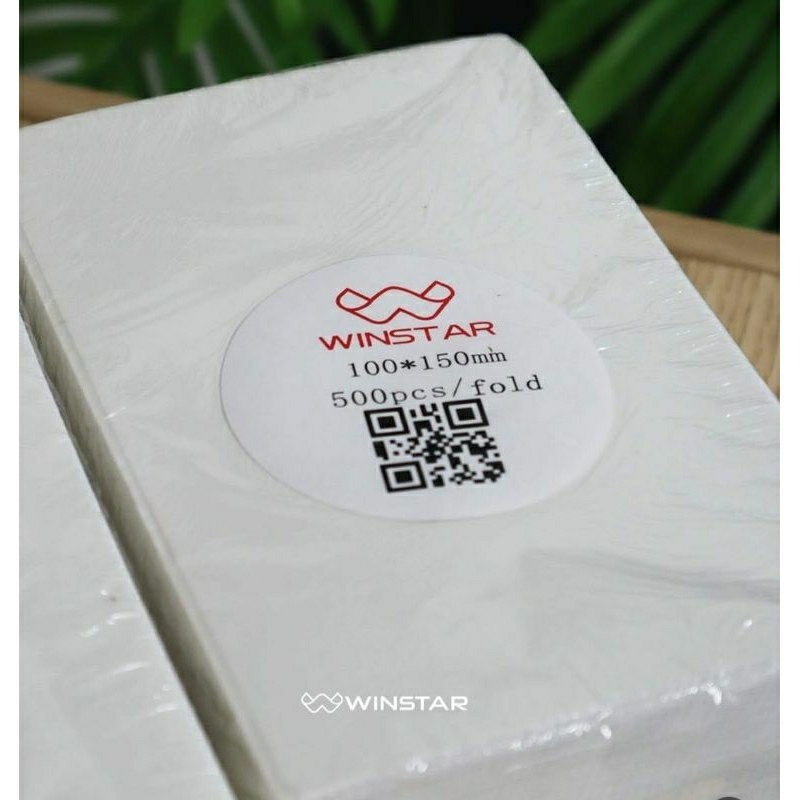 Jual Label thermal Sticker Lipat 100x150mm isi 500pcs Winstar Lipat ...
