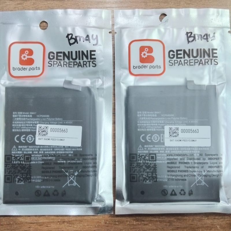 Jual BATERAI BATTERY POCO F3 / F3 PRO / REDMI K40 / K40 PRO BM4Y ORI BRADERPARTS | Shopee Indonesia
