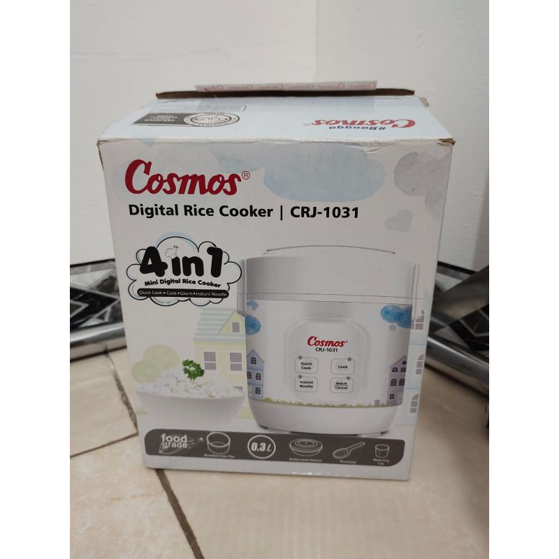 Jual Cosmos CRJ-1031 Rice Cooker Digital Mini 0,3 Liter 4 Fungsi Bekas ...