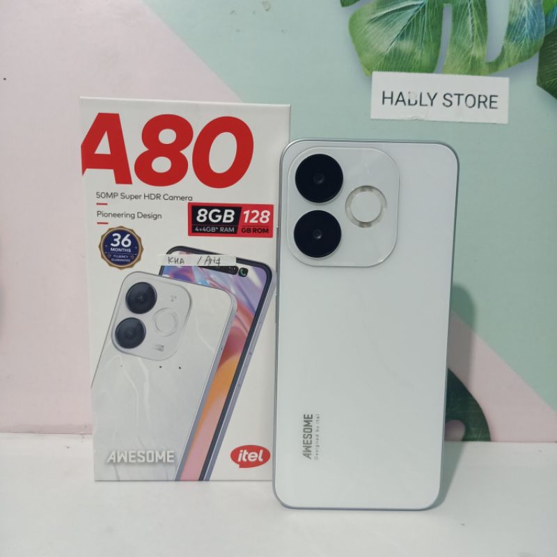Jual ITEL A80 4/128 SECOND FULLSET | Shopee Indonesia