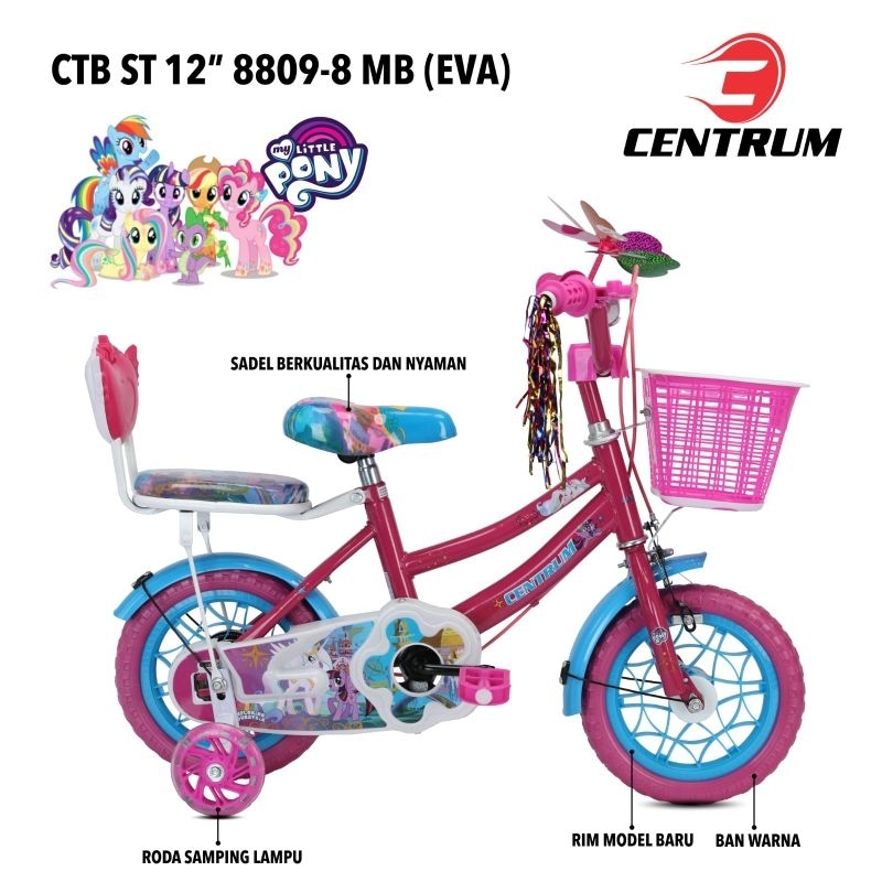 Jual Sepeda mini anak perempuan 12 inch 2 sd 4 tahun Ban Busa Buta ...