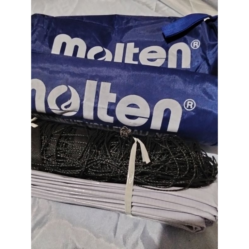 Jual Net volly MOLTEN bagus Benang nylon tebal / jaring net volly / Net ...