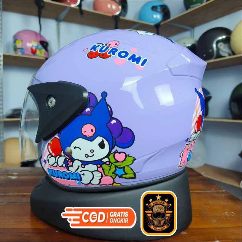 Jual Helm Kuromi Helm Anak Karakter Laki Laki Perempuan Cowo Cewe Lucu ...