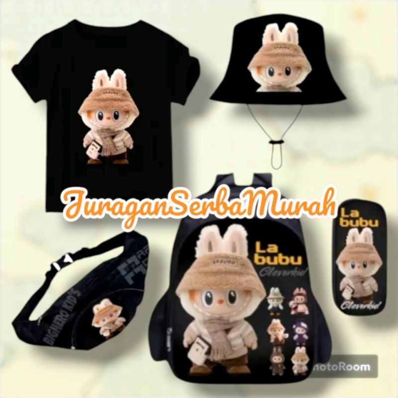 Jual VIRAL LABUBU Tas Ransel Sekolah Anak Perempuan TK SD Bahan Tebal Tas Sekolah Labubu Bags ...