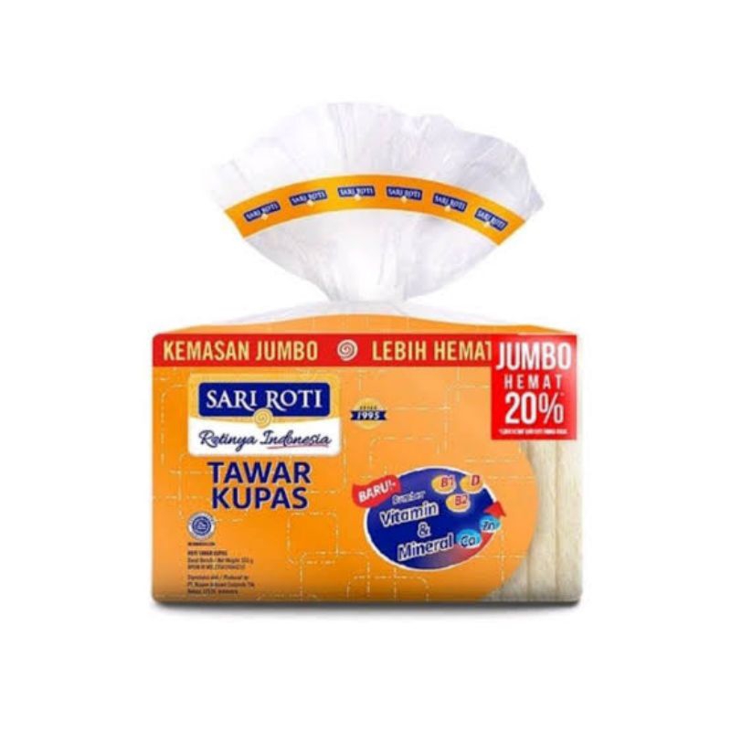 Jual Sari Roti Tawar Kupas Jumbo 300g | Shopee Indonesia