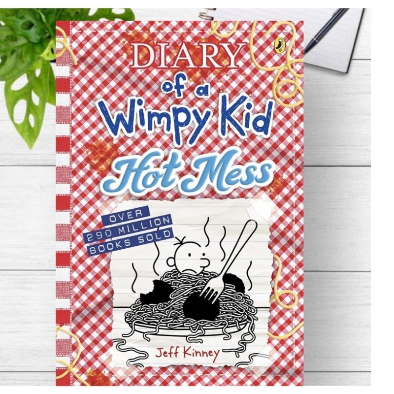 Jual Diary of a WimpY Kid Hot Mess Jeff Kinney (hardcover) | Shopee ...