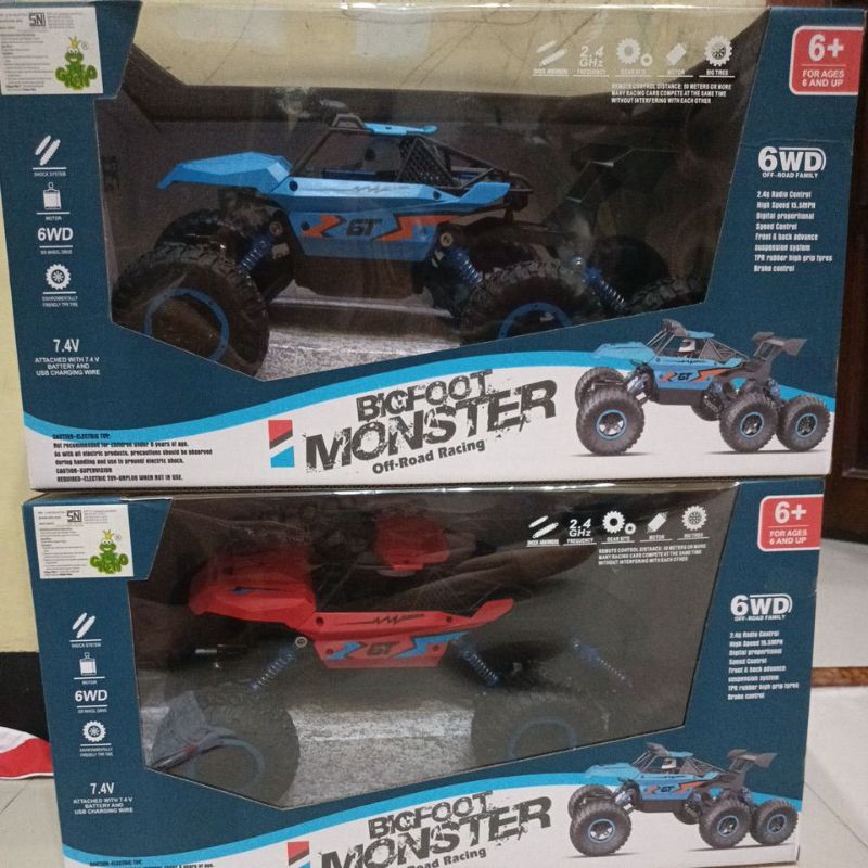 Jual MOBIL REMOTE BIGFOOD MONSTER OFF -ROAD RACING MOBIL REMOTE JEEP ...