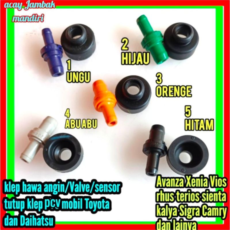Jual Valve pcv tutup klep mobil Toyota dan Daihatsu original | Shopee ...