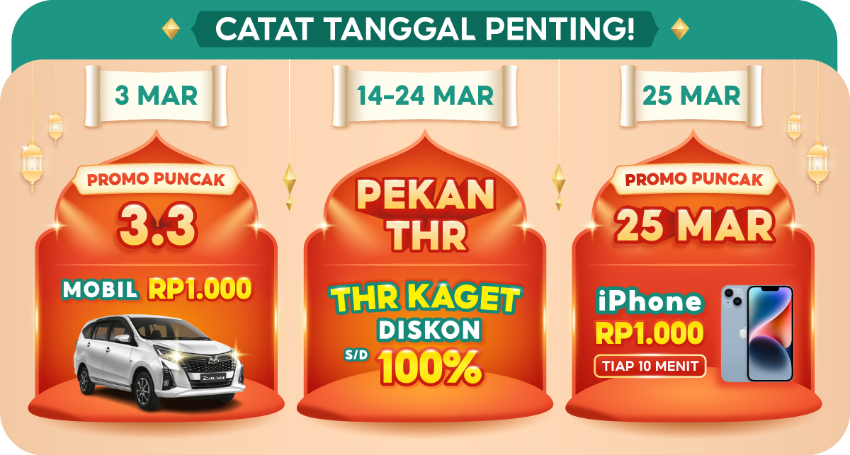 Promo Ramadhan - Shopee Big Ramadan Sale 2025 | Pekan Promo THR
