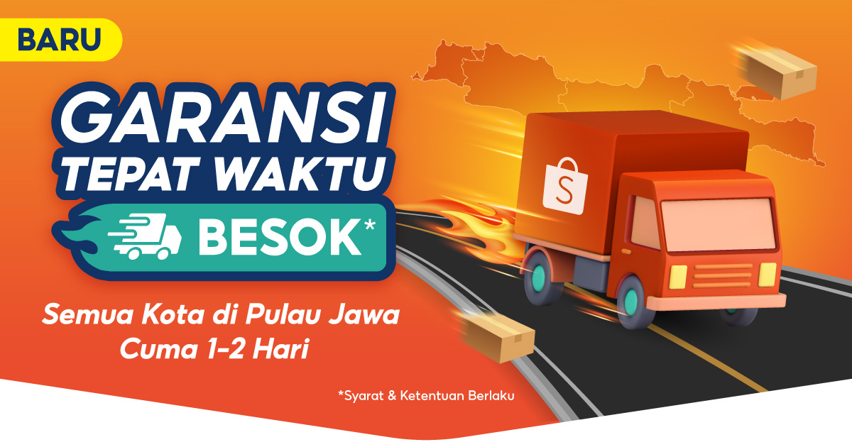 Shopee Garansi Tepat Waktu: Besok | Gratis Voucher Kalau Telat!