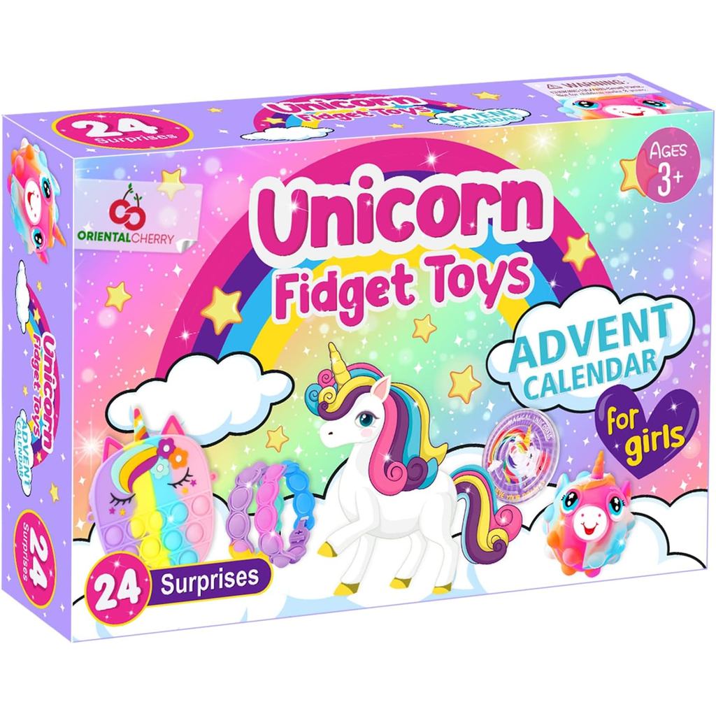 Jual Advent Calendar 2025-24 Days of Unicorn Fidget Toys | Shopee Indonesia