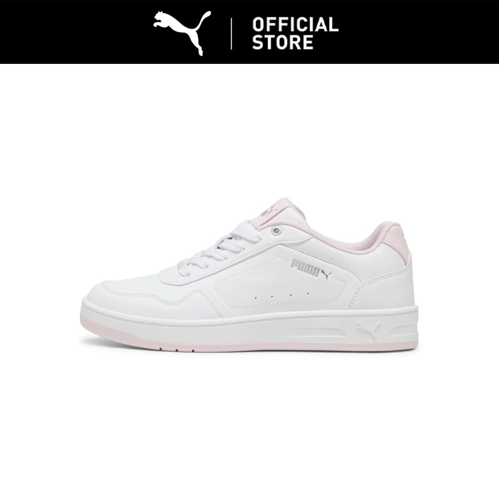 Jual PUMA Sepatu Sneaker Court Classy Wanita White-Pink-Silver | Shopee ...