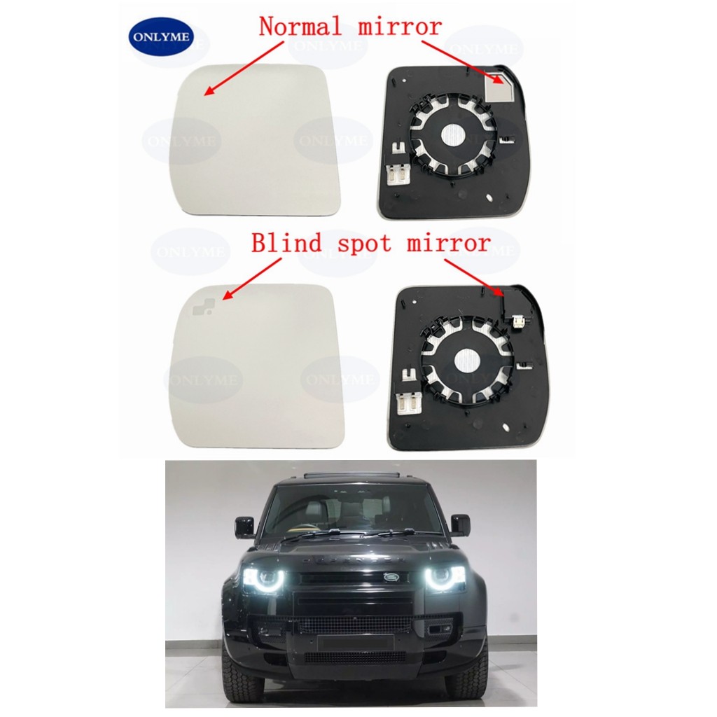 Jual Car Heated Convex Mirror Glass With Blind Spot Warning Light For ...