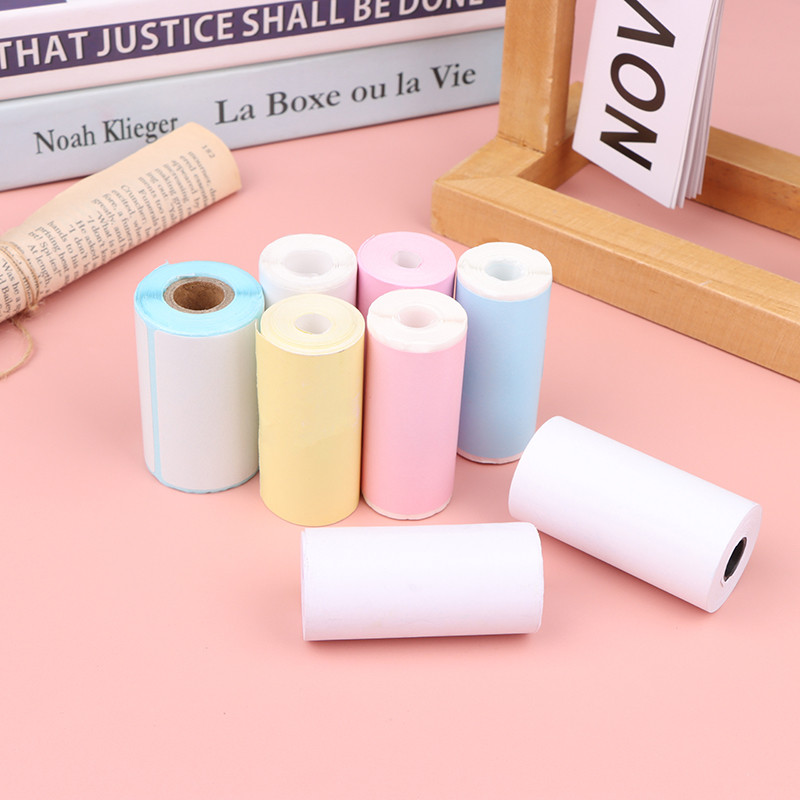 Jual Mini Printer Paper Self-adhesive Thermal Papers HD Color Label ...