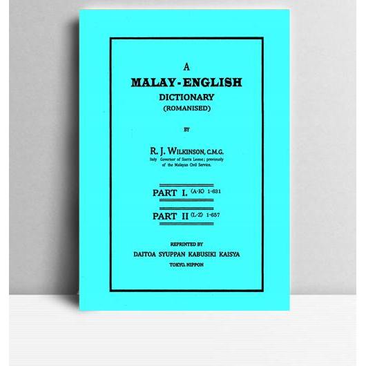 Jual Malay-English Dictionary Part I. R.J. Wilkinson. Daitoa Syuppan ...