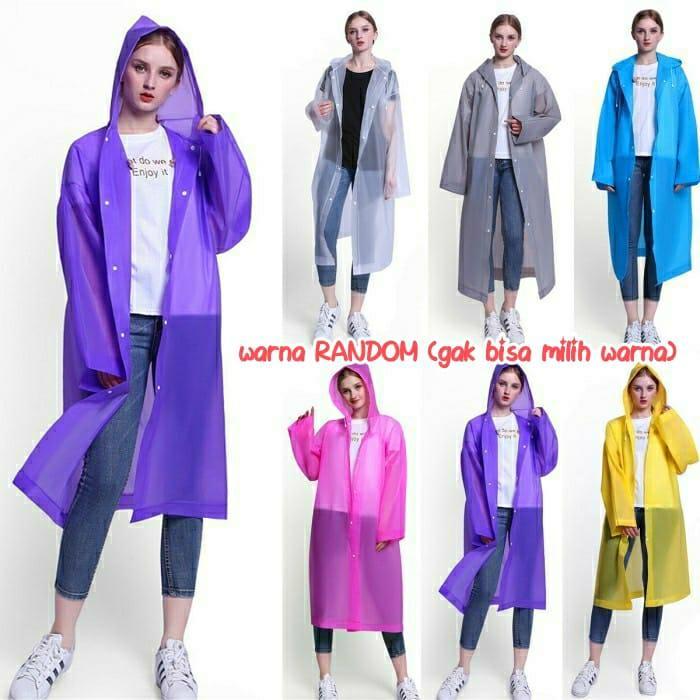 Jual Jas Hujan EVA Model Ponco Poncho/Mantel Mantol Ujan Raincoat Eva ...
