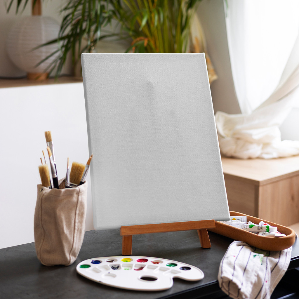 Jual 6 pcs Oil Painting Canvas Board Set Fabric Panels Artists Blank ...