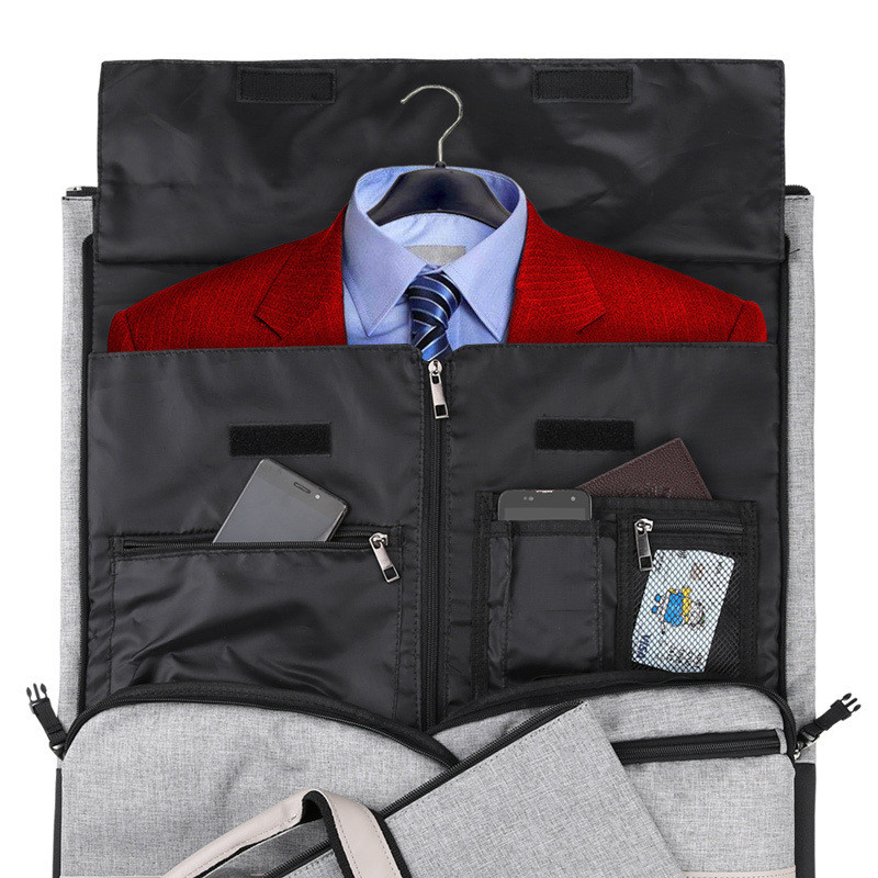 Jual Portable Luxury Suit Storage Bag 2 in 1 Busines Travel Duffel Bag ...