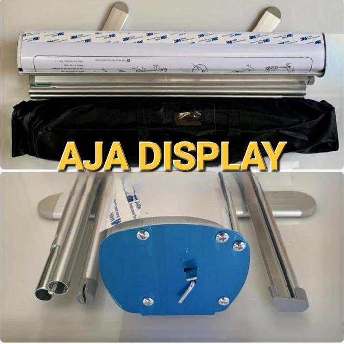 Jual TIANG BANNER model ROLL UP BANNER ALUMINIUM 60x160 | Shopee Indonesia