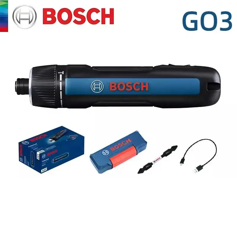 Jual Bosch GO 3 Electric Screwdriver Set 3.6V 5Nm Cordless Mini Hand ...