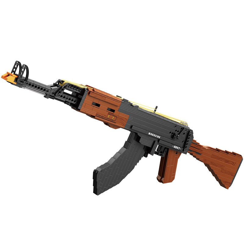 Jual Military MOC Military AK47 Assault Rifle Shootable Imitation Gun ...