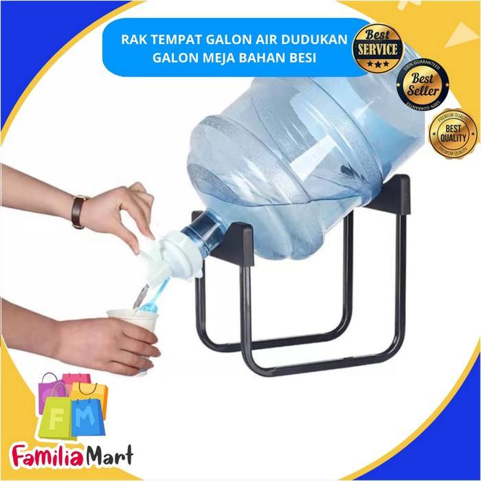Jual RAK TEMPAT GALON AIR DUDUKAN GALON MEJA BAHAN BESI | Shopee Indonesia