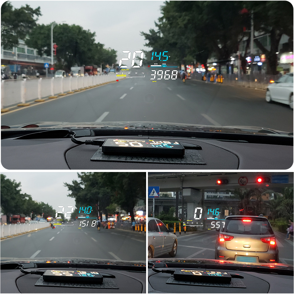 Jual Hud Car Obd2 Head Up Display On-Board Computer Speedometer ...