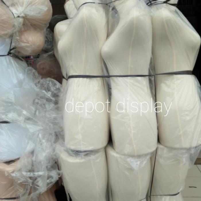 Jual Manekin Dm Wanita Lapis Kain Topi Plastik + Kaki Kayu (1 Set ...