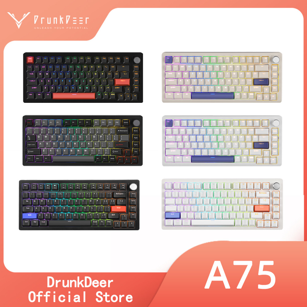 Jual JUAL DrunkDeer A75 Rapid Trigger Mechanical Keyboard,TKL Gaming ...