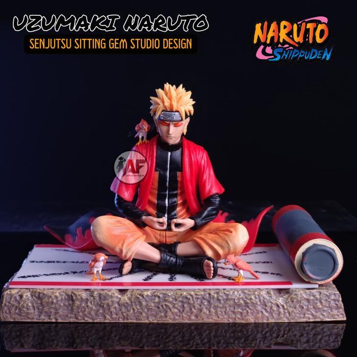 Jual Statue Action Figure Uzumaki Naruto Senjutsu Sitting GEM Studio ...