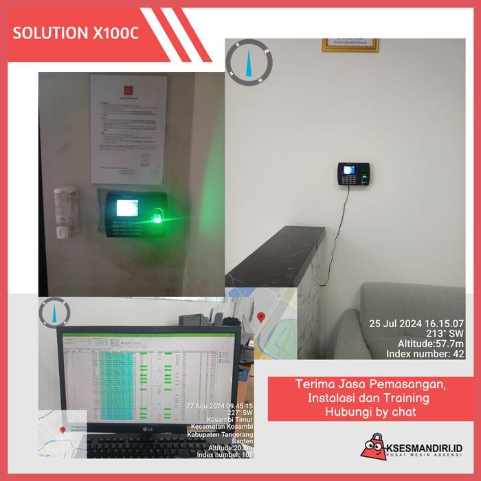 Jual Solution X100C Mesin Absensi Fingerprint | Shopee Indonesia