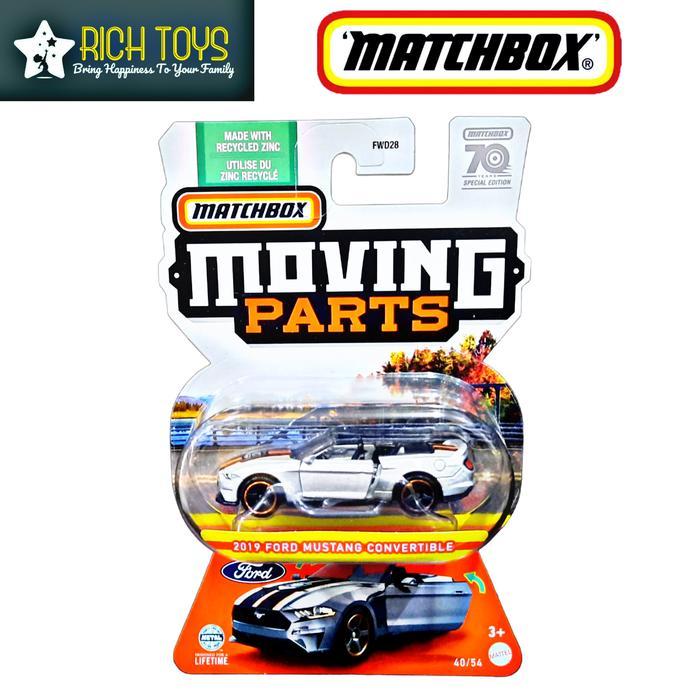 Jual Diecast Mobil Matchbox Moving Parts 2019 Ford Mustang Convertible ...
