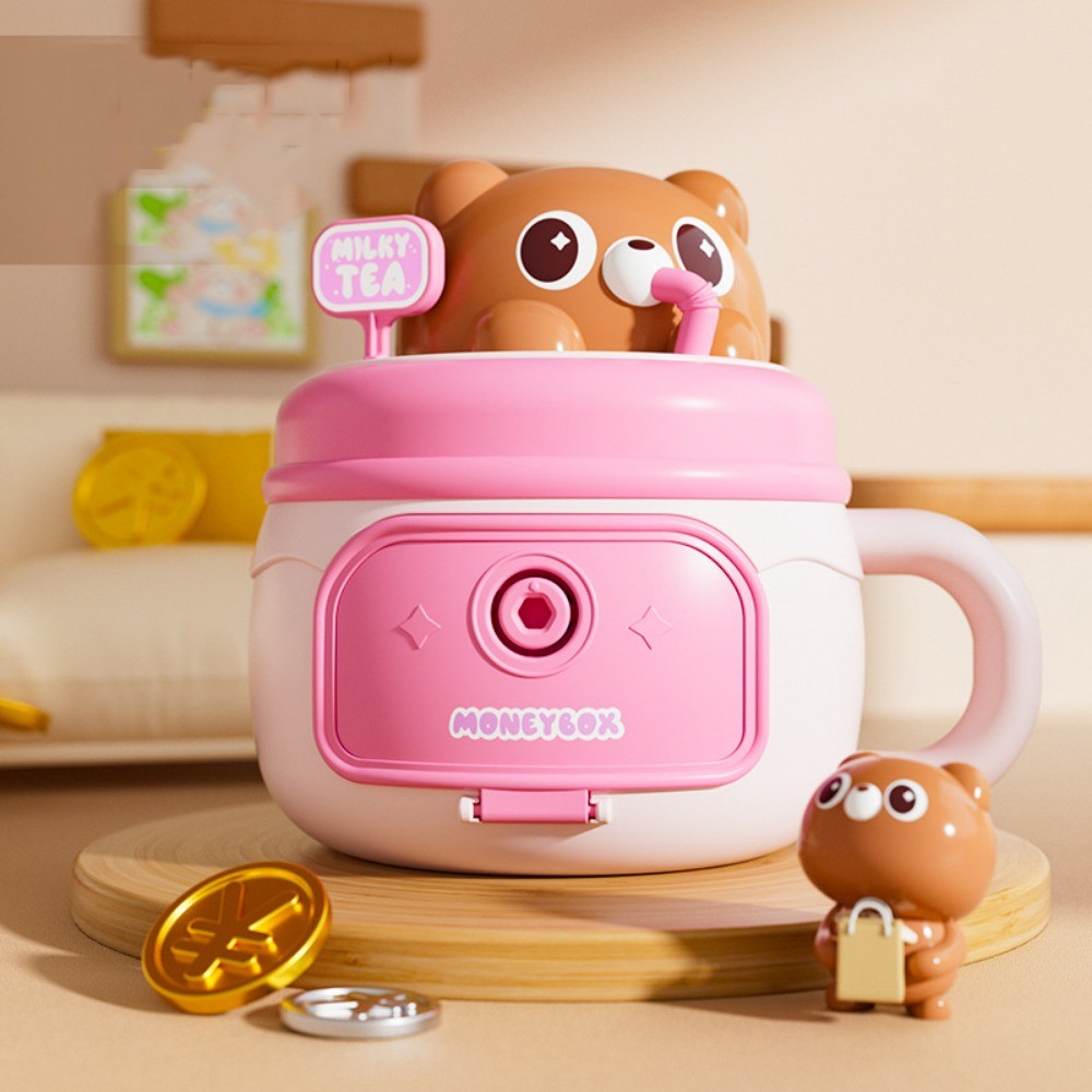 Jual Simulated Bear Water Cup Storage Tank Savings Tank Animal Design ...