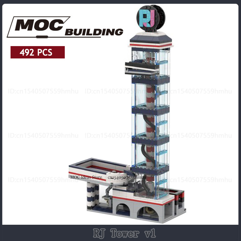 Jual GBC Module Tower v1 Vertical Screw Conveyor MOC Building Blocks ...