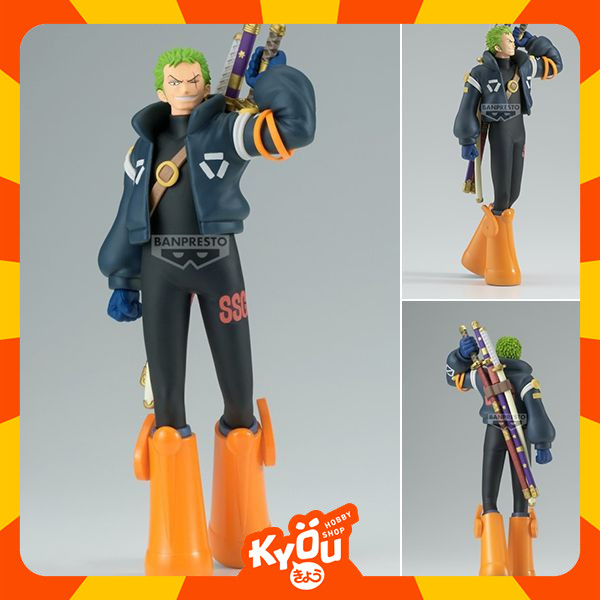 Jual PVC Figure Roronoa Zoro - Egghead Ver. One Piece The Shukko (17cm ...