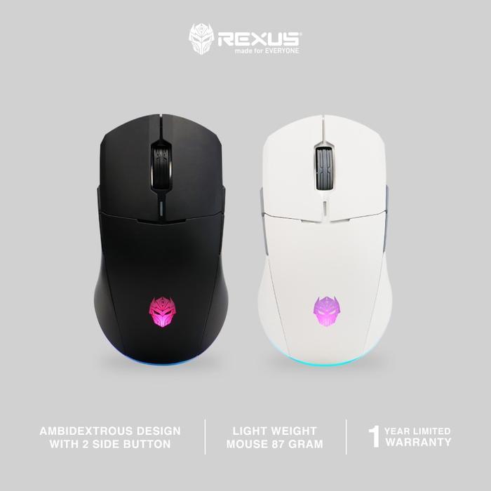 Jual Rexus Arka II RX-107 Dual Connection - RGB Wireless Gaming Mouse ...