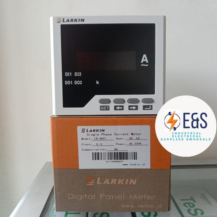 Jual Digital Ampere Meter 1 Phase Ammeter Singel Lr-Aa31 Larkin ...