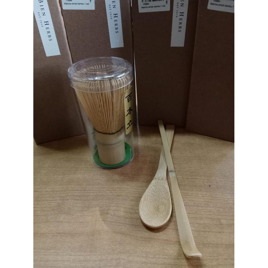 Jual Bien Herbs Matcha Whisk Bambu 1 Set | Shopee Indonesia