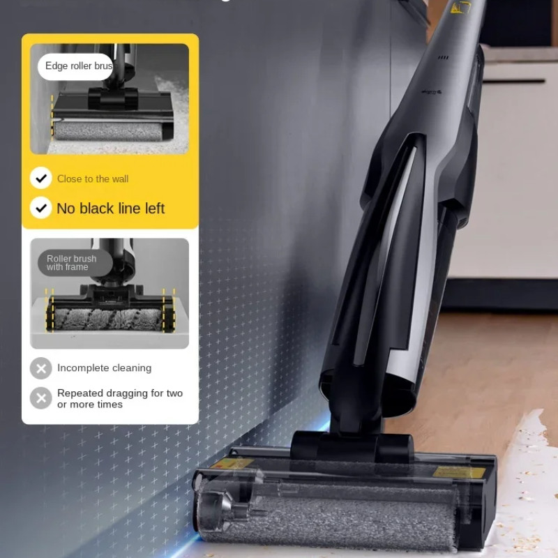 Jual Deerma-P30 floor cleaning machine, dual drum brush, floor cleaning ...