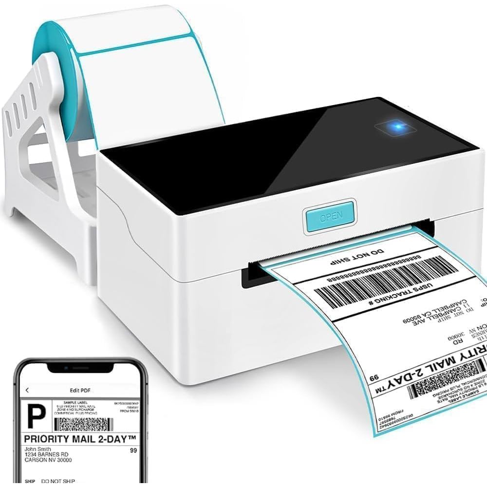 Jual Thermal Label Printer Bluetooth, USB Thermal Printer, Label ...