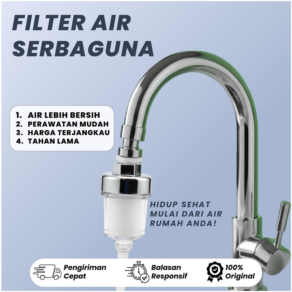 Jual Filter Air Keran Penyaring Air Kran untuk Dapur & Kamar Mandi One ...