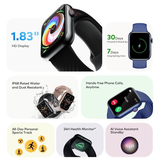 Jual [Toko] itel ISW O11 SmartWatch Tahan Air ip68 100 Mode Olahraga ...