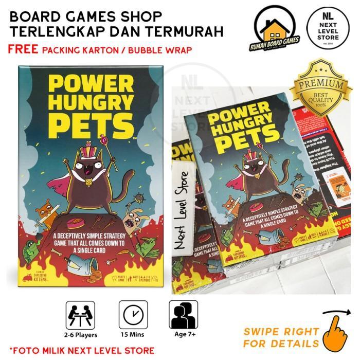 Jual Power Hungry Pets Board Games Card Game by Exploding Kittens Pet ...