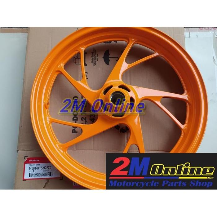 Jual Velg Cw Depan Cb150R Led Oranye Ori Ahm 44601-K15-922Zc | Shopee ...
