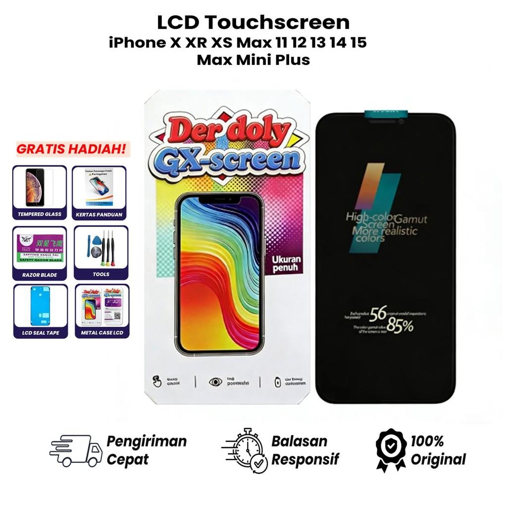 Jual Lcd for Ip X XR XS 11 Oled High Color Gamut Fullset Touchscreen ...