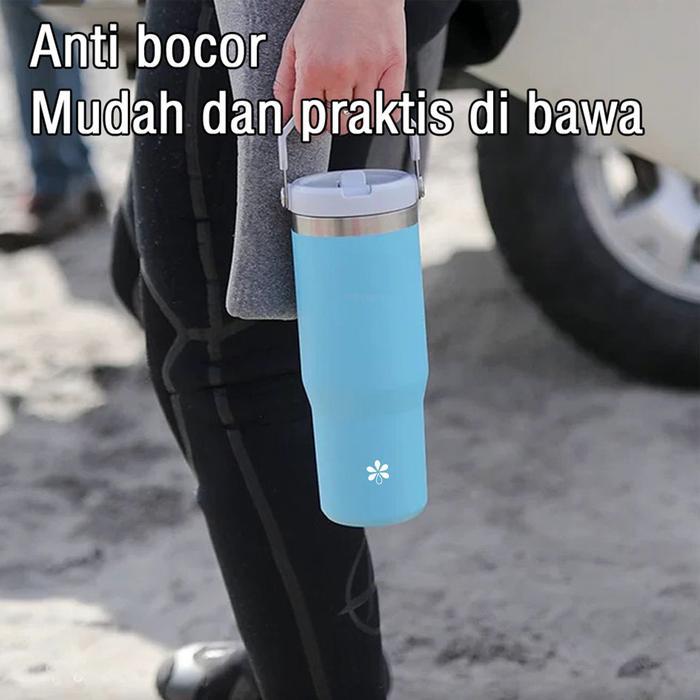 Jual Tumbler Tahan Panas Dingin 24Jam Botol Minum Portable Stainless ...