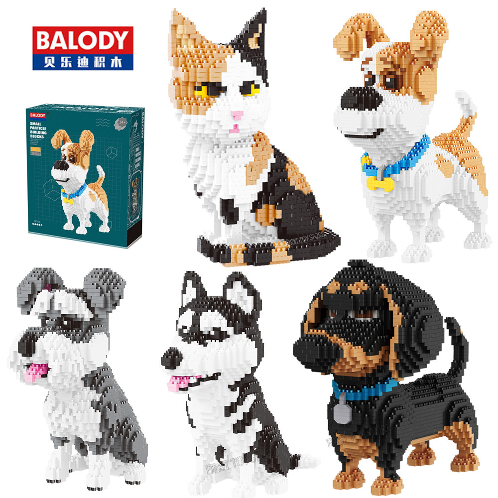 Jual Balody Cartoon Teddy Corgi Collie Pet Dog Dachshund Cartoon Cat ...