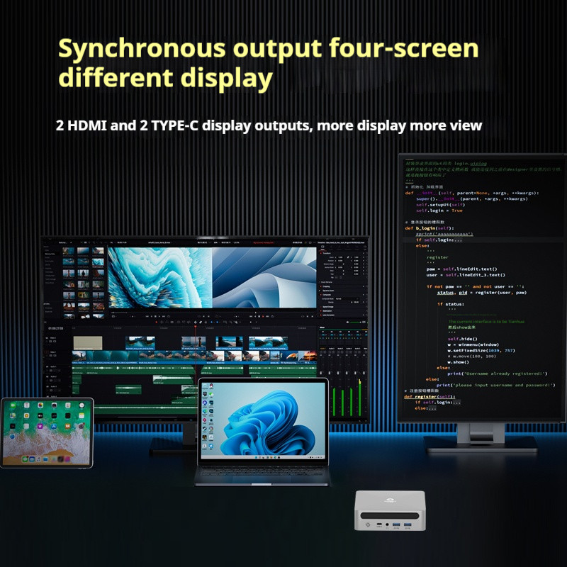 Jual WIFI6 BT5.2 Pc Game Diy Gaming Computer Genmachin AMD 7840HS ...