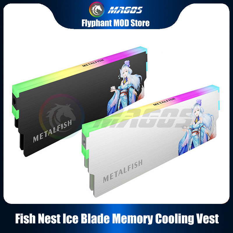 Jual MetalFish Ice Blade Memory Vest DDR5 Memory Module Heat ...