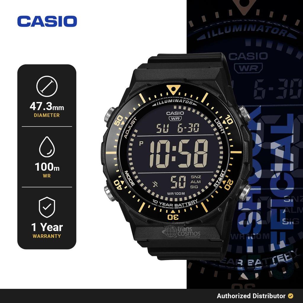 Jual Casio Timer Bezel Jam Tangan Digital Pria AE-1700H-1BVDF Timer ...